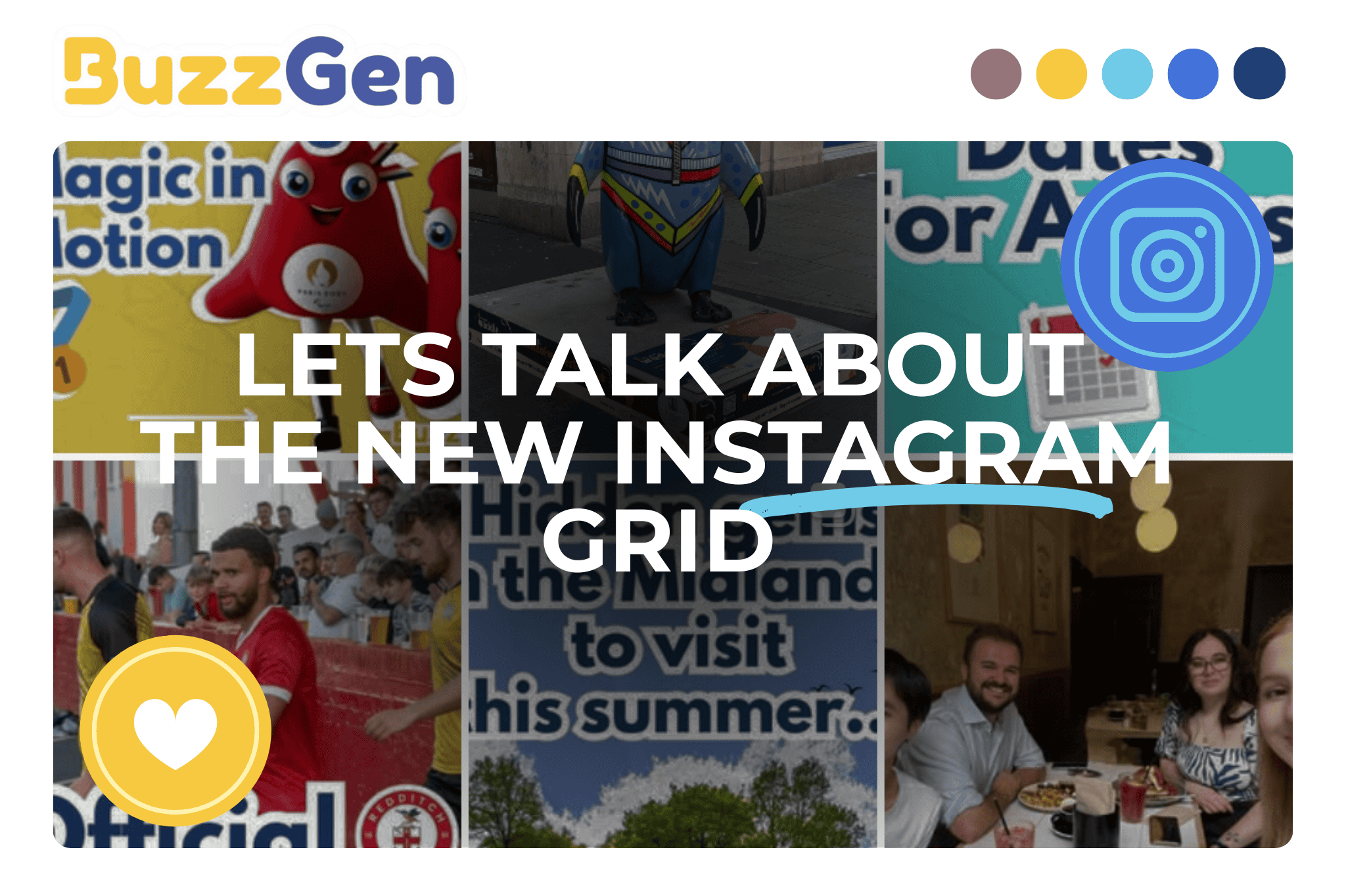 New Instagram Grid For 2025 | 4:5 Ratio | BuzzGen